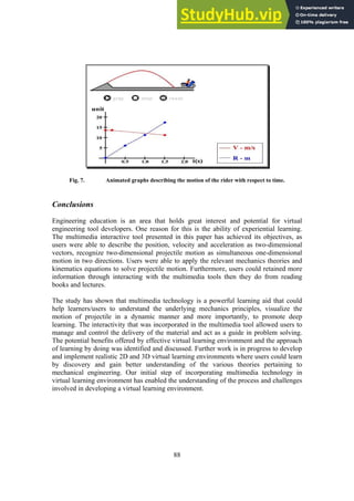 A Multimedia Visualization Tool For Solving Mechanics Dynamics Problem | PDF