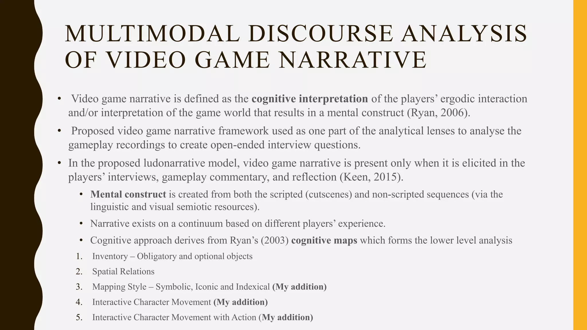 A multimodal discourse analysis of video games (toh weimin) | PPTX