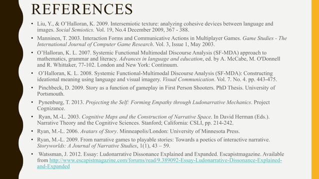 A multimodal discourse analysis of video games (toh weimin) | PPTX