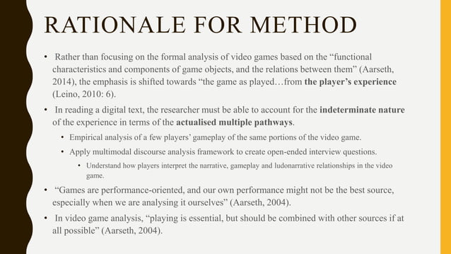 A multimodal discourse analysis of video games (toh weimin) | PPTX