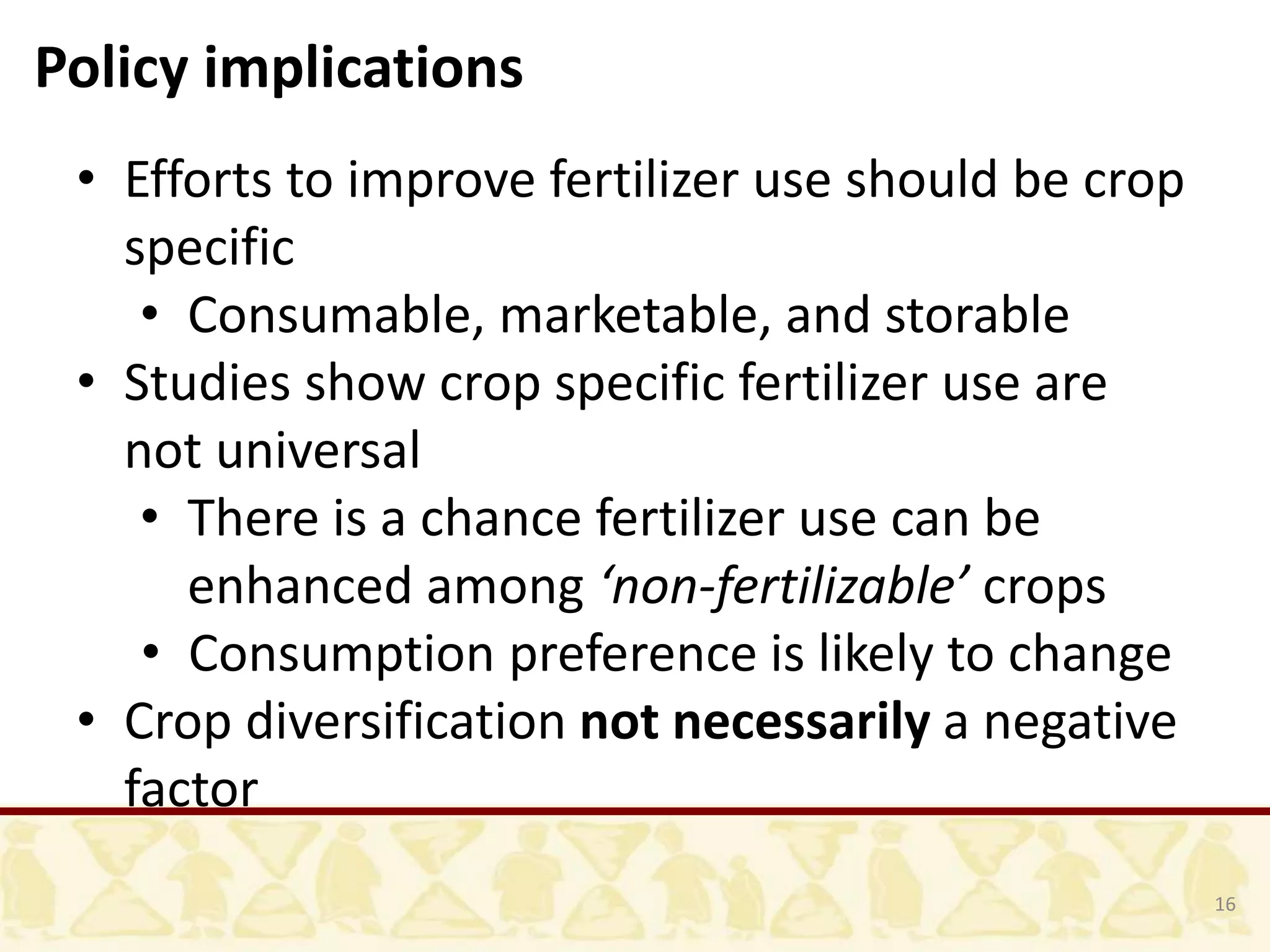 A multiple hurdle model of crop choice and fertilizer use: Evidence ...