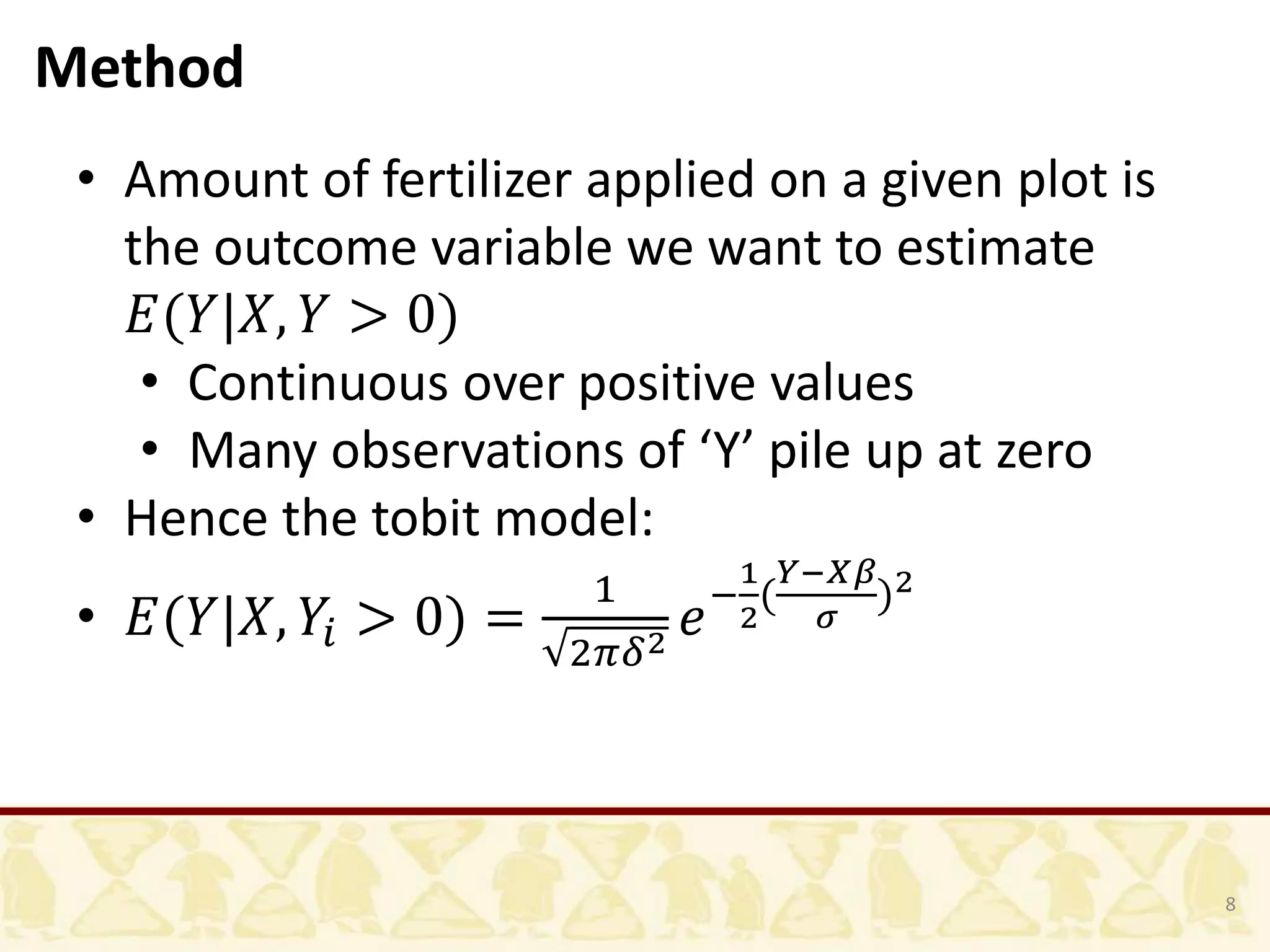 A multiple hurdle model of crop choice and fertilizer use: Evidence ...
