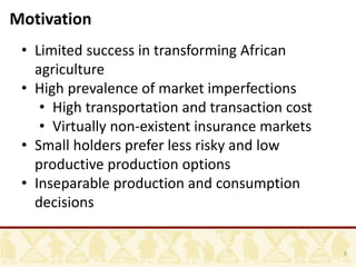 A multiple hurdle model of crop choice and fertilizer use: Evidence ...