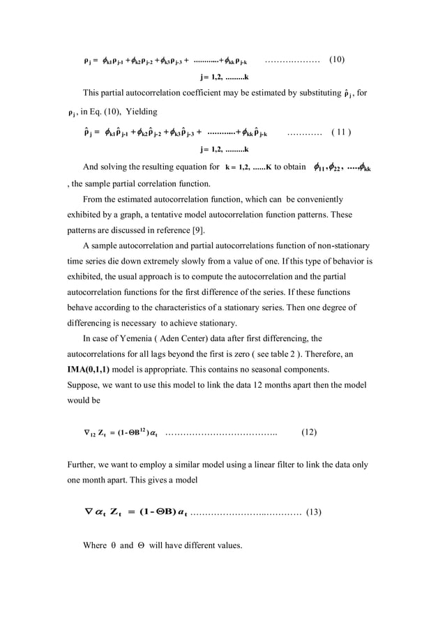A multiplicative time series model | PDF