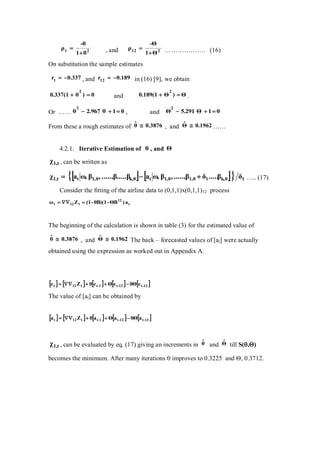 A multiplicative time series model | PDF