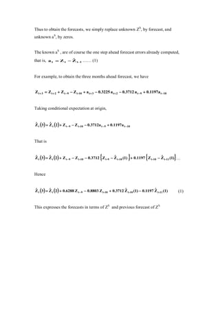 A multiplicative time series model | PDF