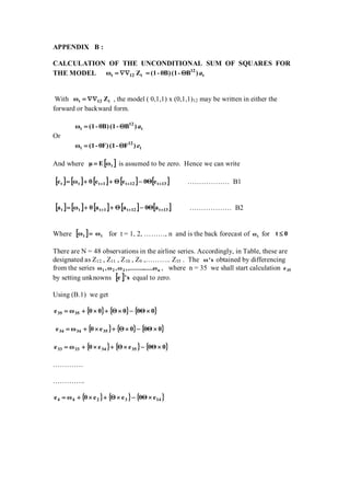 A multiplicative time series model | PDF