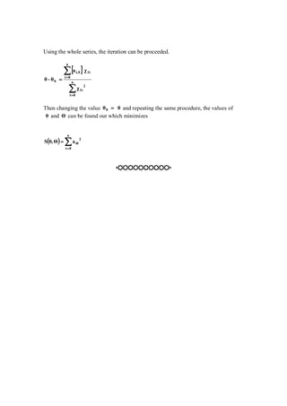 A multiplicative time series model | PDF
