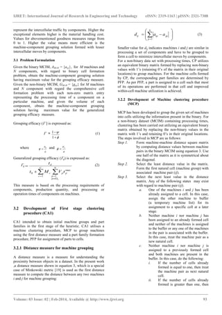 A multi stage heuristic for manufacturing cell formation | PDF