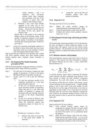 A multi stage heuristic for manufacturing cell formation | PDF