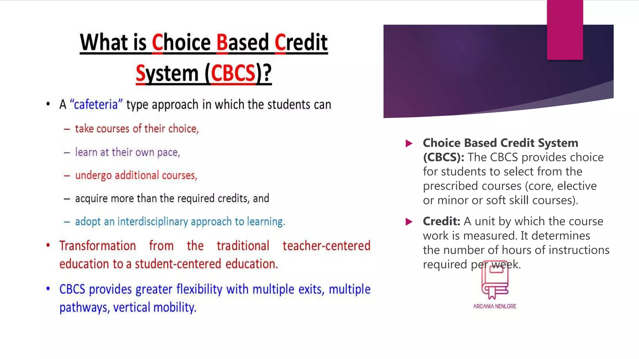 Choice based credit system by ugc | PPTX
