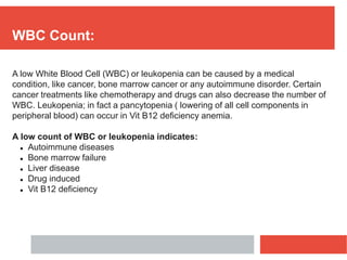 What CBC is all about? | PPTX | Blood Disorders | Diseases and Conditions