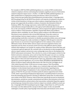 AMU Management Adverse Impact Exercise Questions.docx