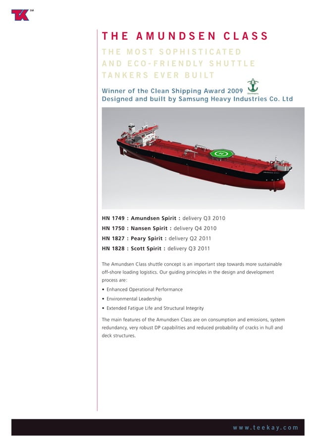The Amundsen Class Shuttles | PDF