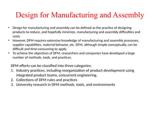 Design for Additive Manufacturing as Per DBATU Syllabus | PPT