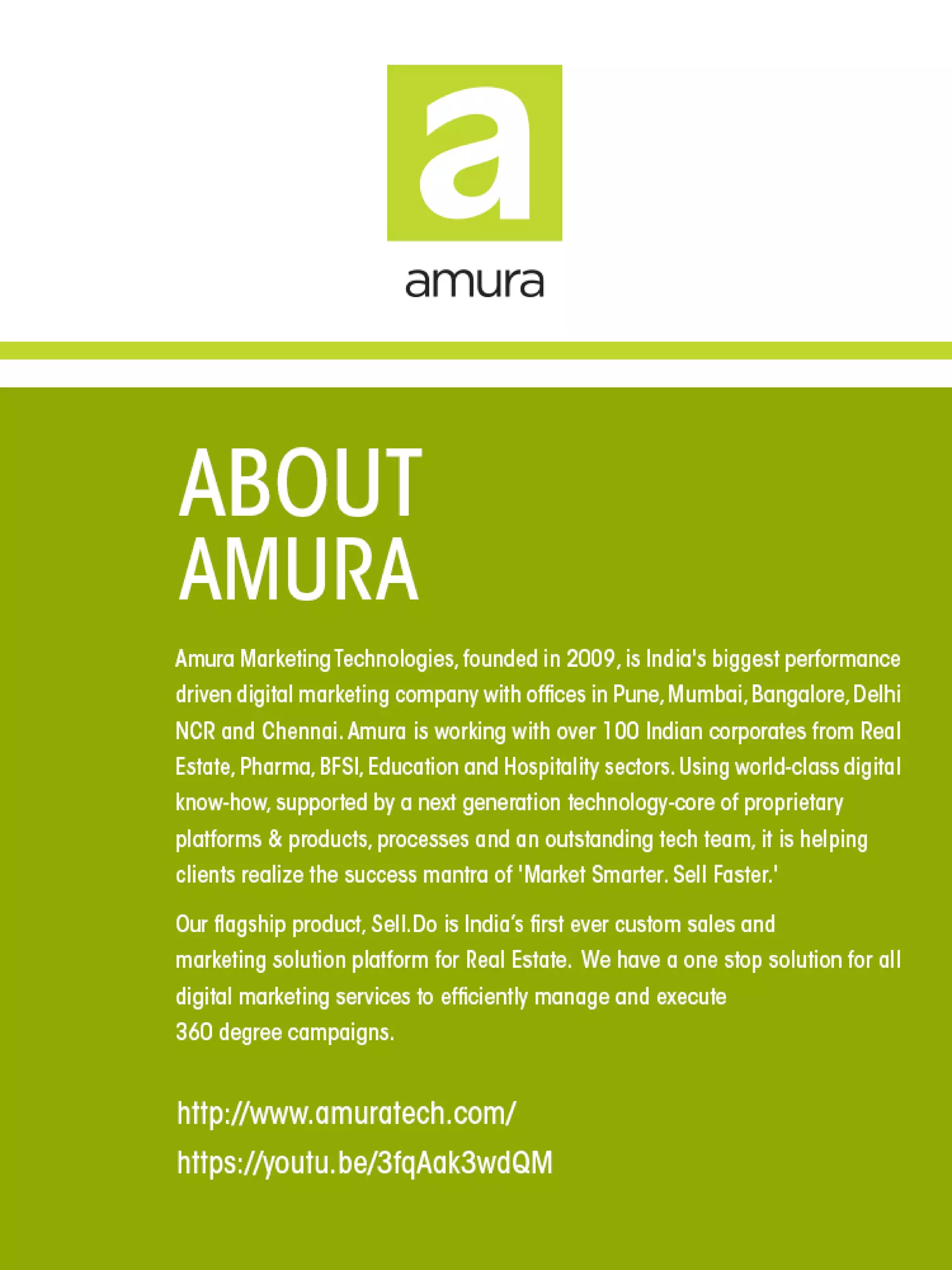 Amura Marketing Technologies - Hiranandani Case Study | PDF