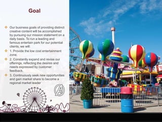 Amusement park business plan | PPT