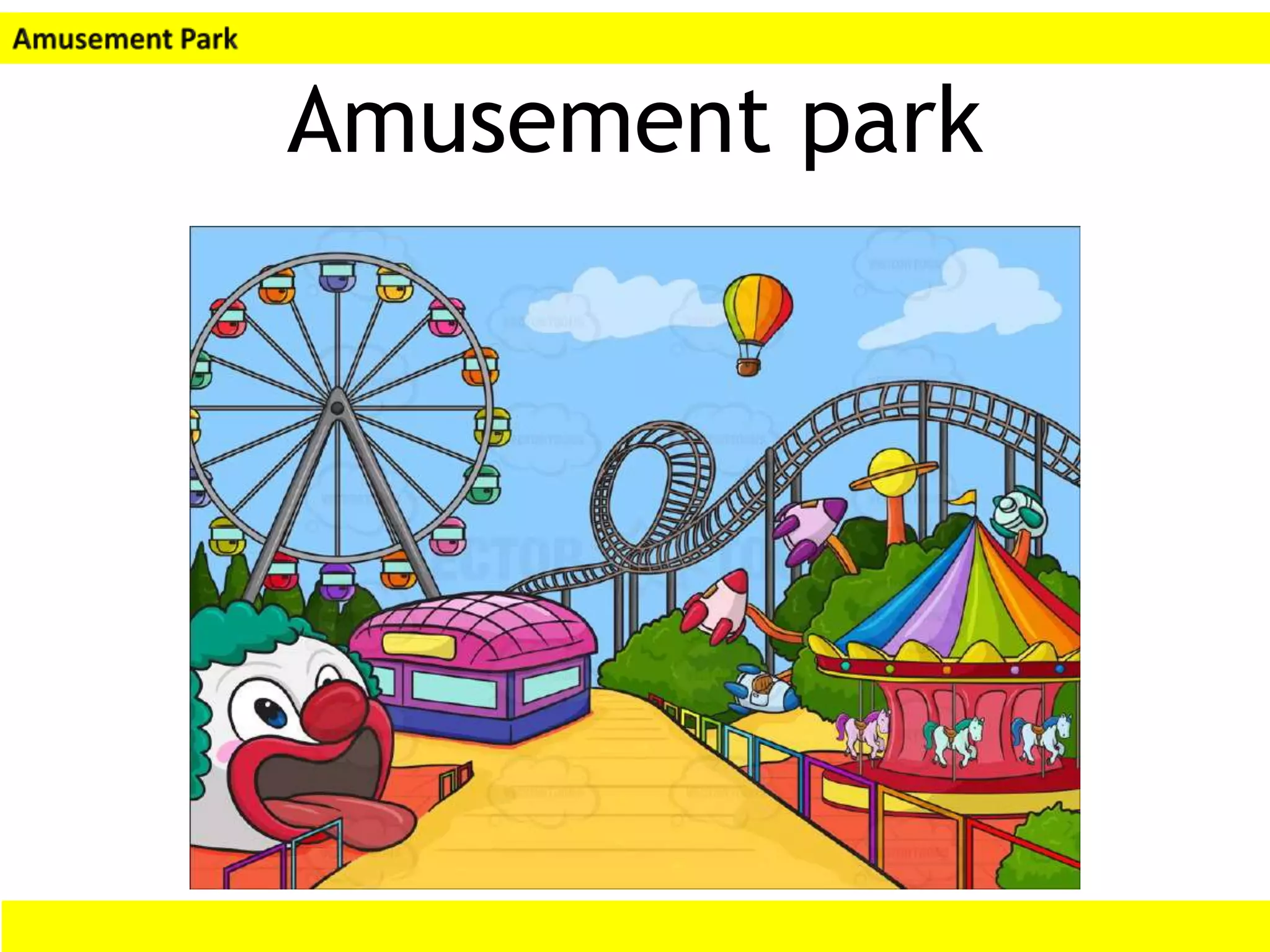 Amusement park 4to | PPTX | Attractions
