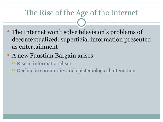 Amusing Ourselves To Death | PPT