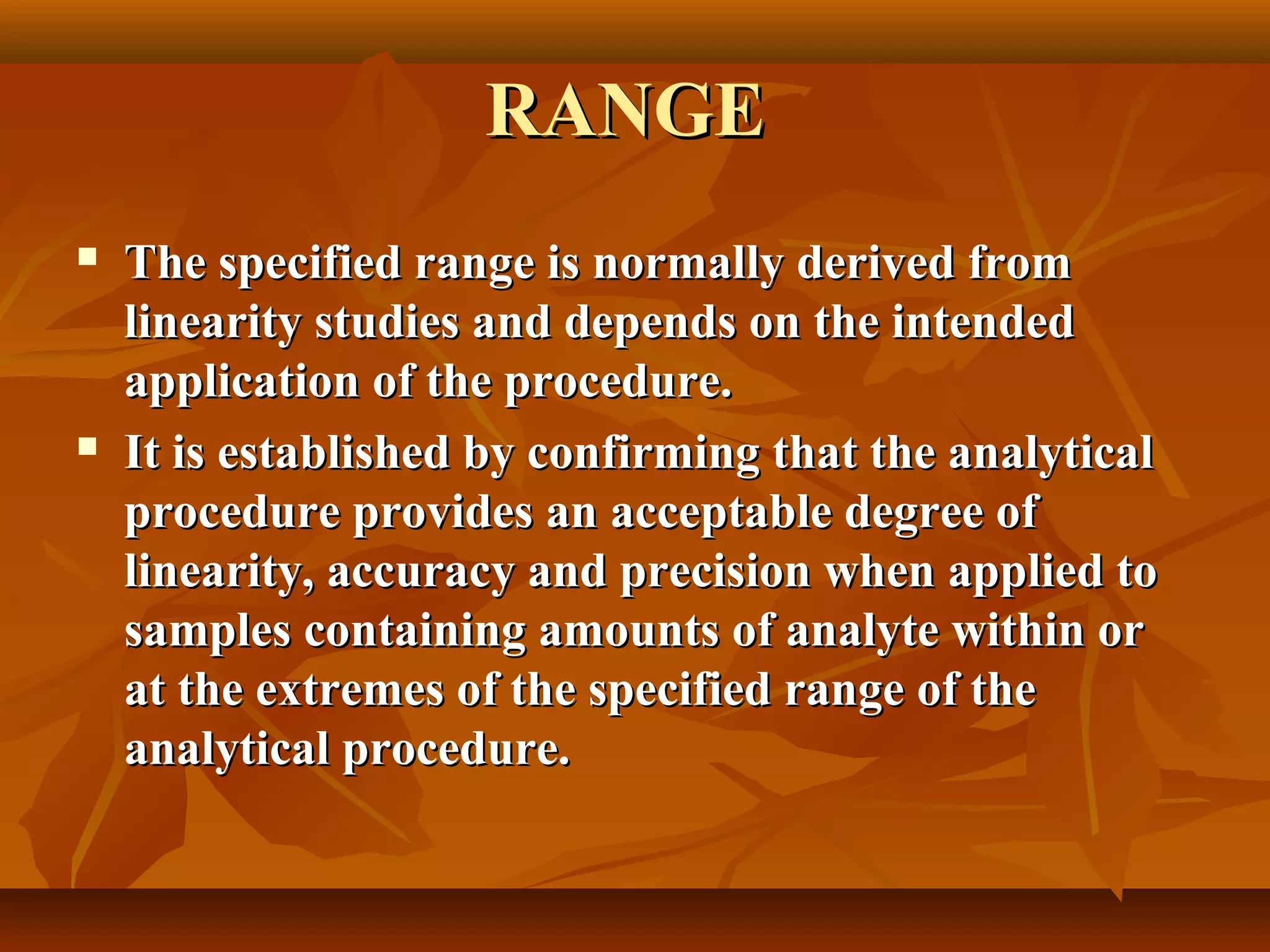 analytical method validation | PPT