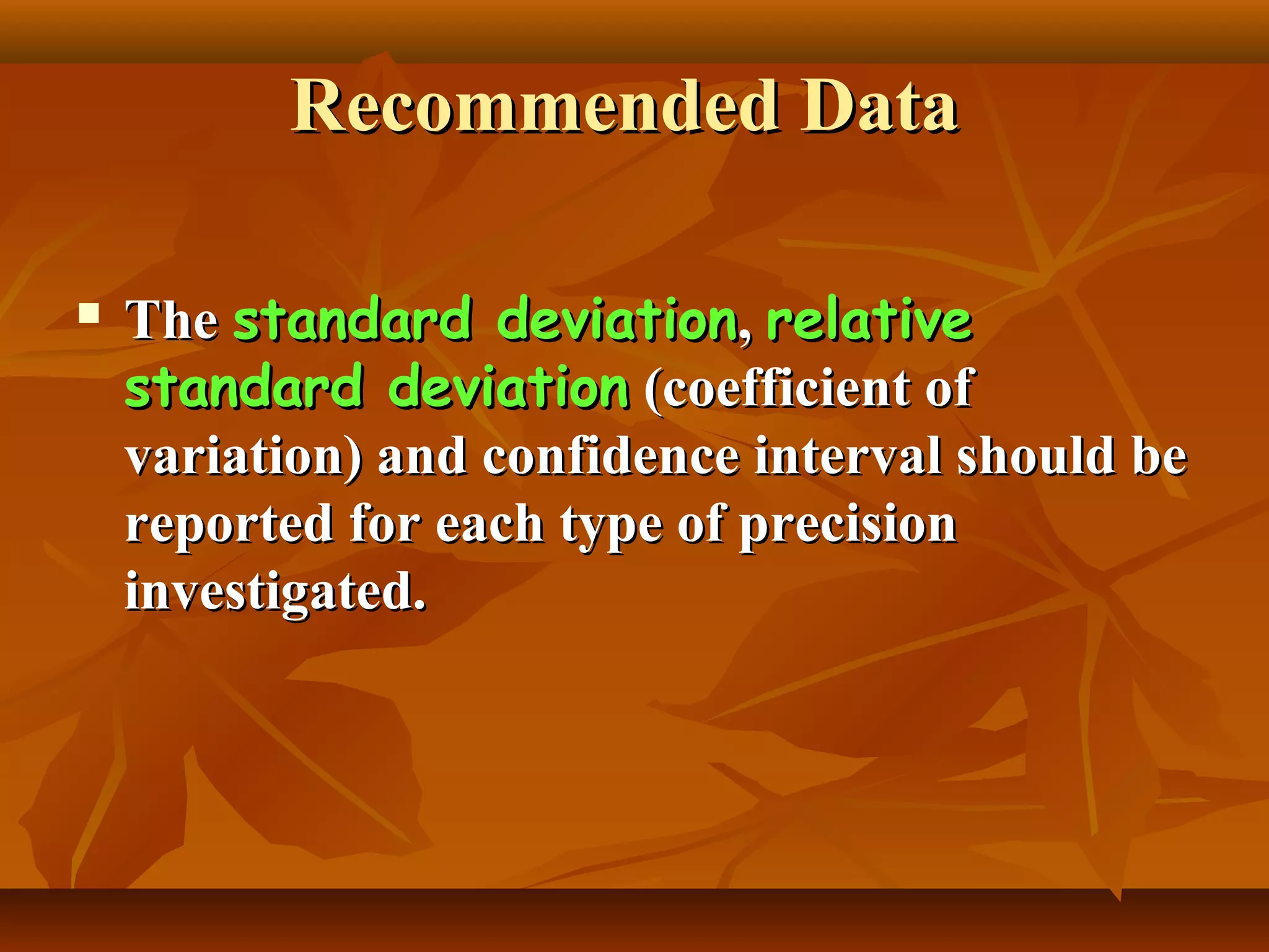 analytical method validation | PPT