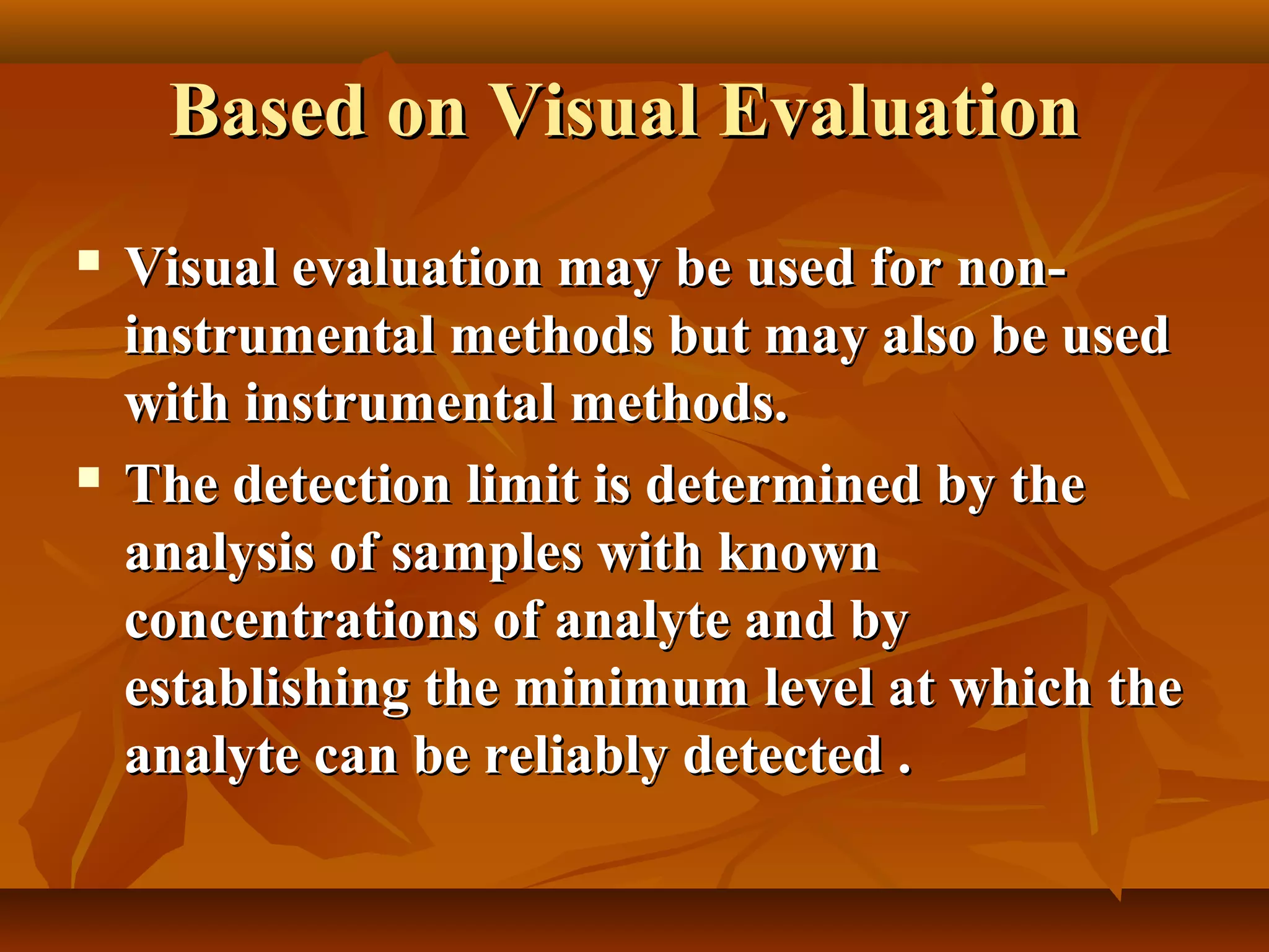 analytical method validation | PPT
