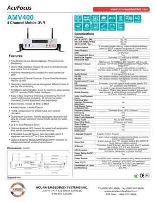 Amv400 brochure | PDF | Smartphones | Consumer Electronics