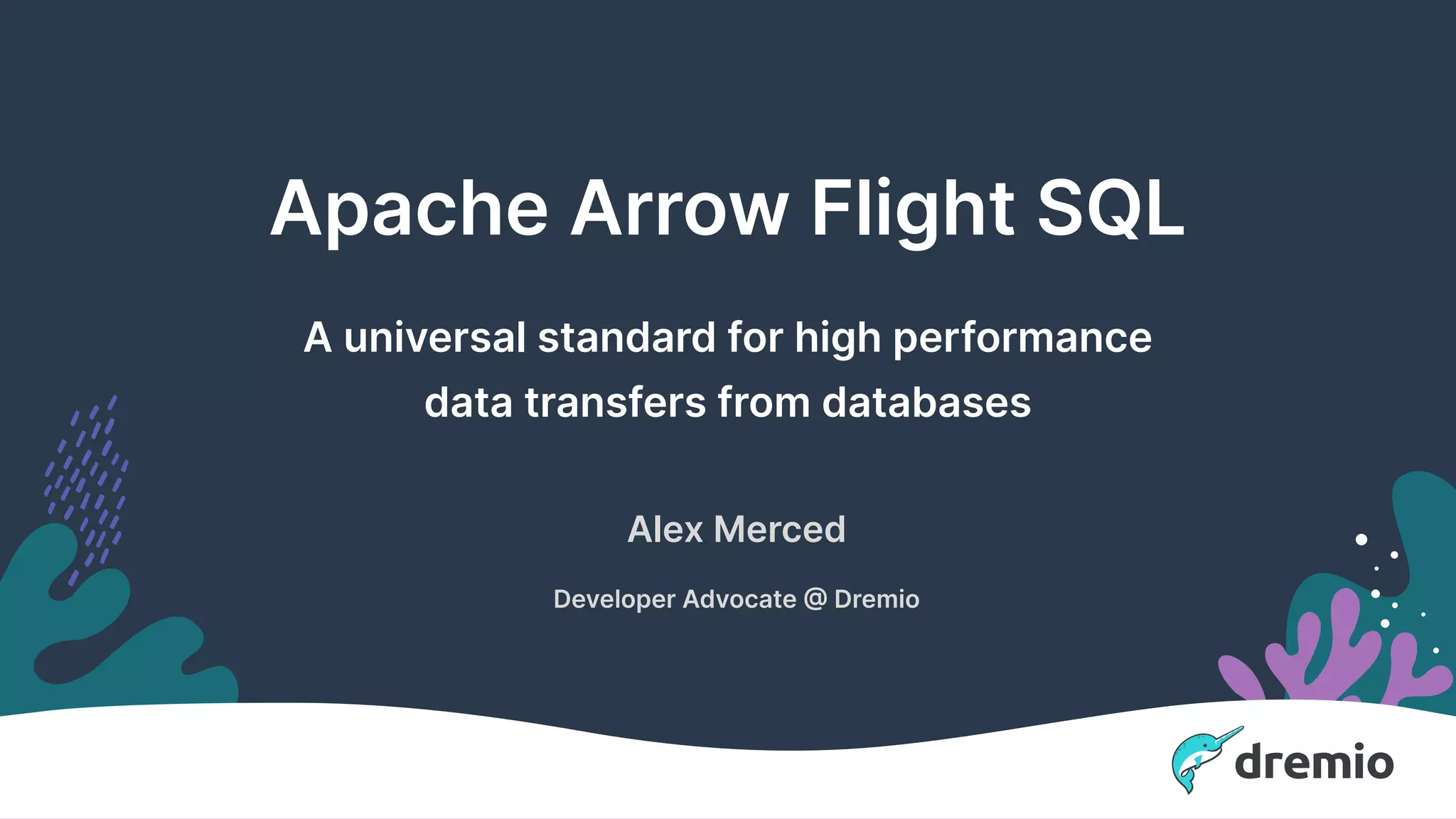 Data Engineers Lunch 77 Apache Arrow Flight Sql A Universal Standard For High Performance