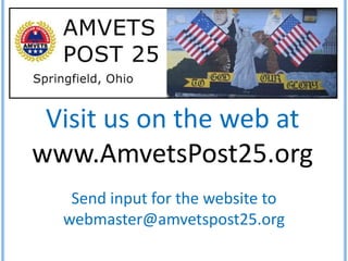 Amvets Post 25 Events | PDF