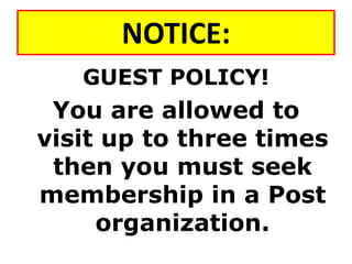 Amvets Post 25 Events | PDF