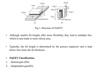 Bandgap Reference circuit Baased on FinFET Device | PPTX