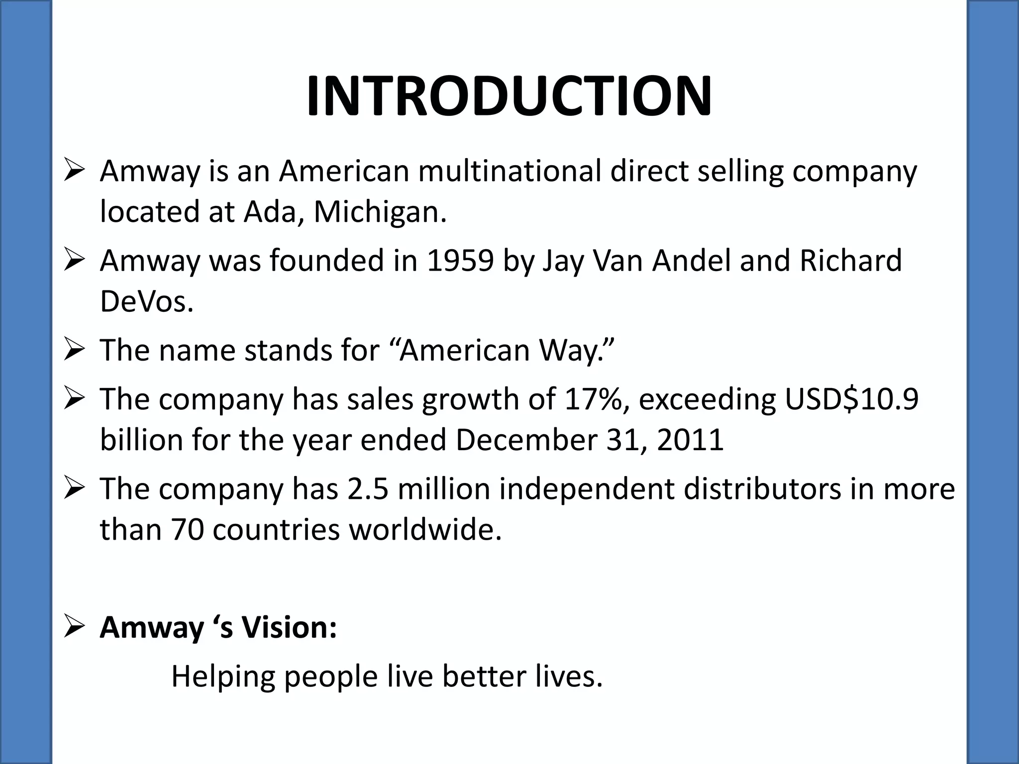 Amway | PPTX