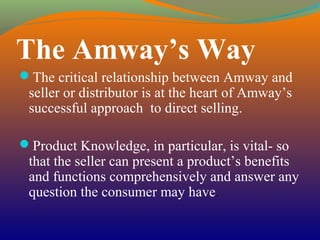 AMWAY INDIA- PUBLIC PERSPECTIVE | PPT