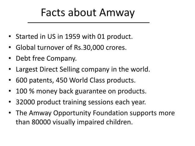 Amway business plan | PPS