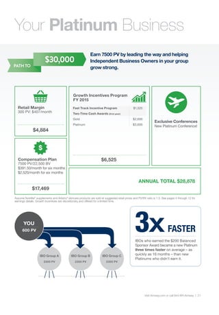 Amway gi summary 2015 | PDF