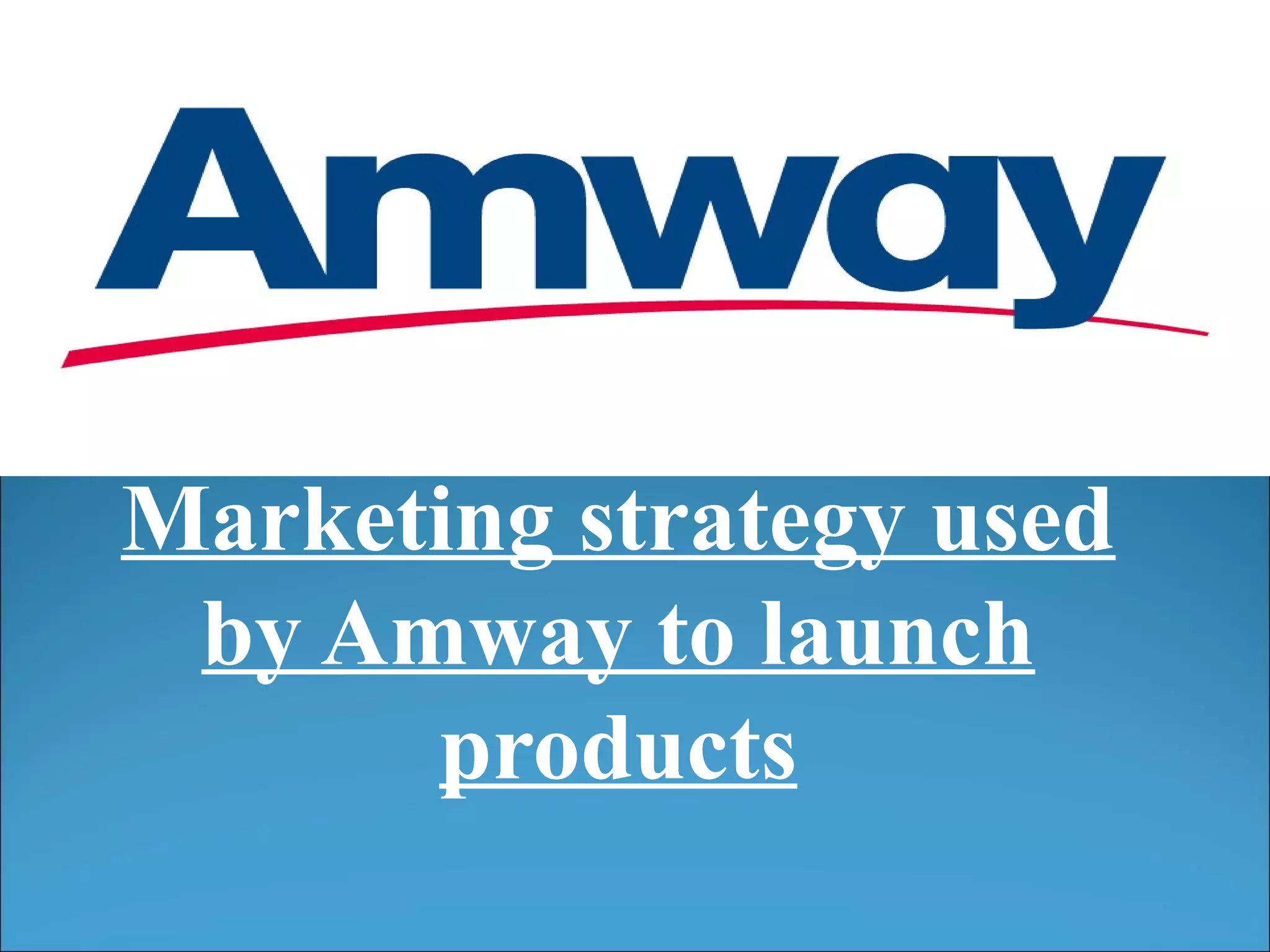 AMWAY india | PPT