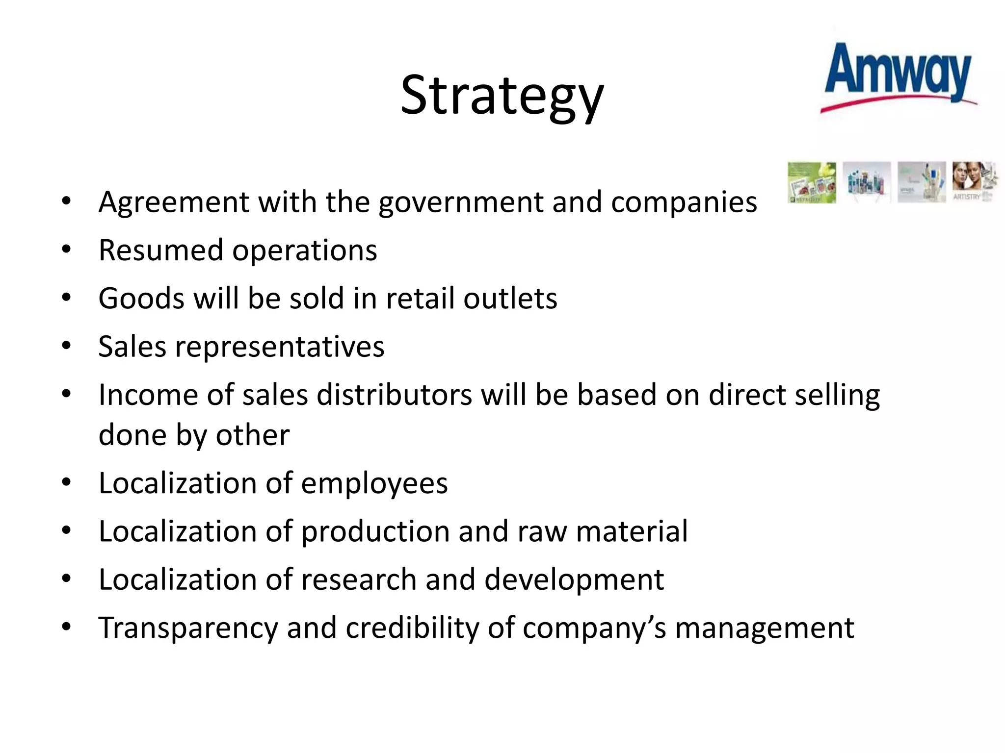 Amway presentation | PPTX