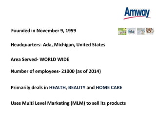 Amway presentation | PPTX
