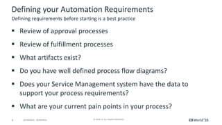 Pre-Con Ed: Building Basic Workflows in CA Service Management | PPT