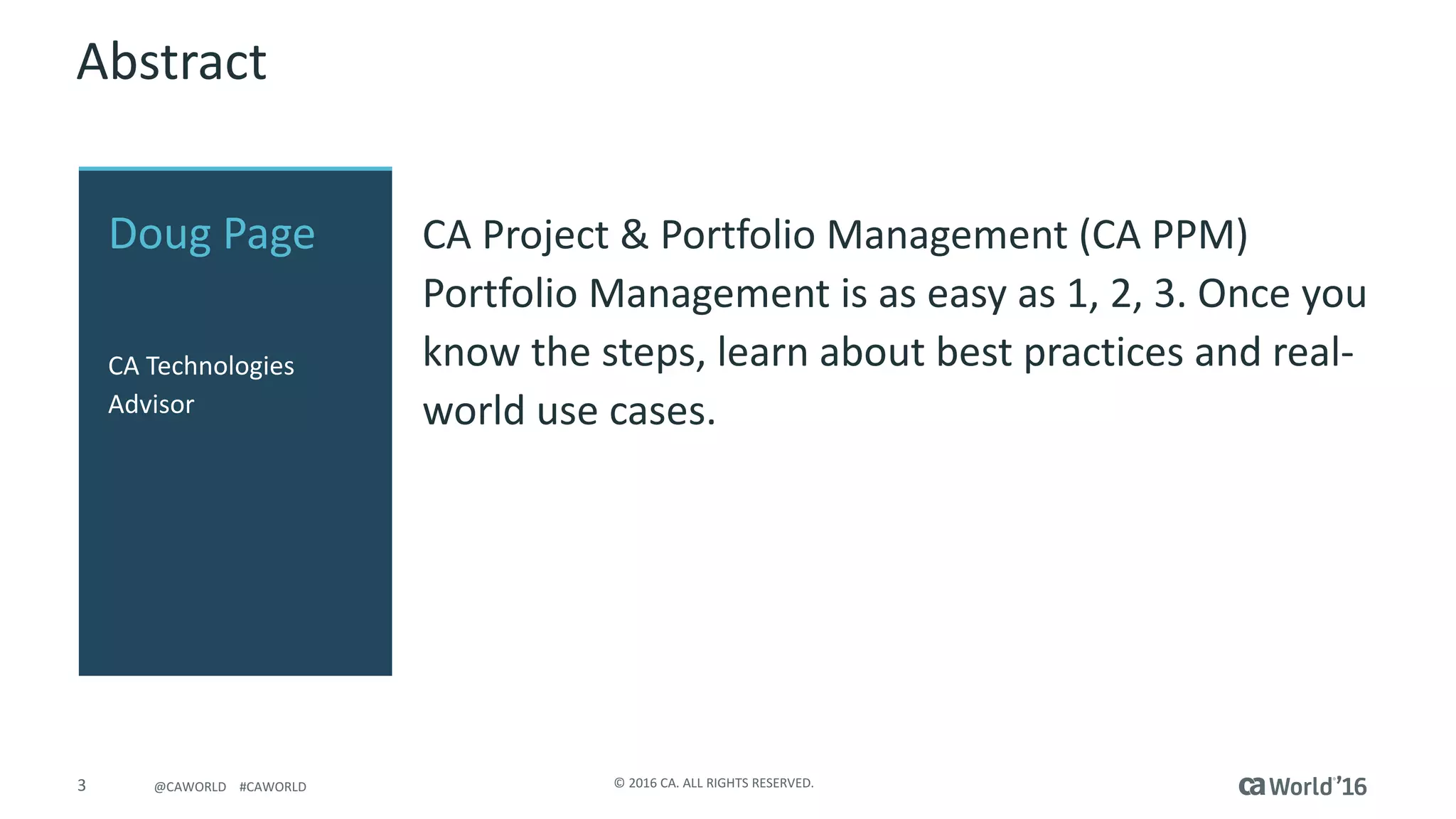 Portfolio Management Best Practices | PDF