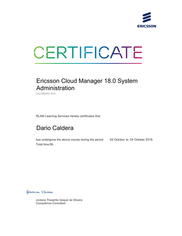 Ericsson Cloud Manager 18.0 System Administration | PDF