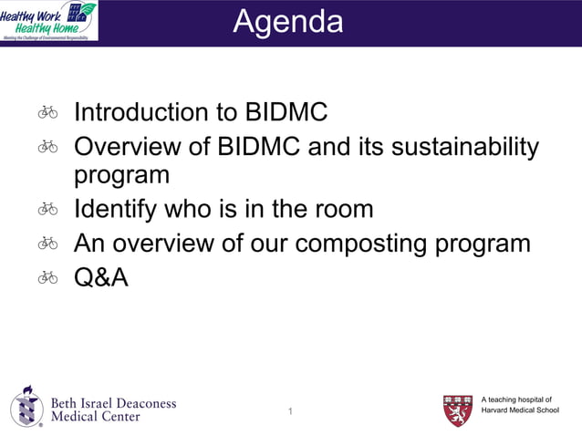 So You Want to Build a Composting Program - Amy Lipman, BIDMC | PPT