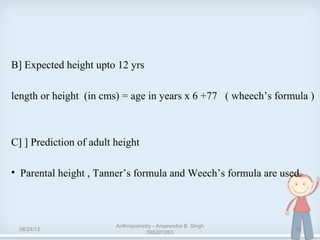 Anthropometry | PPT