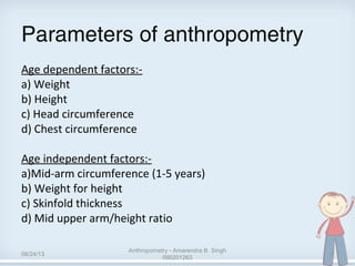 Anthropometry | PPT
