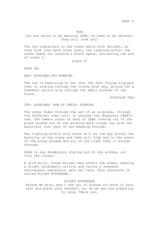 Amy bayes film script | DOCX