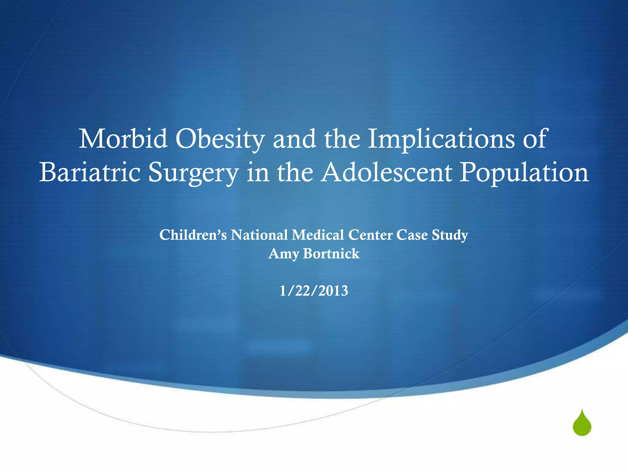 Pediatric Case Study | PPTX