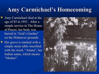 Amy Carmichael, Lady Christian missionary in Indian Christian ...