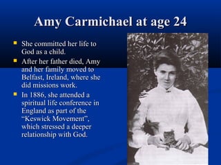 Amy Carmichael, Lady Christian missionary in Indian Christian ...