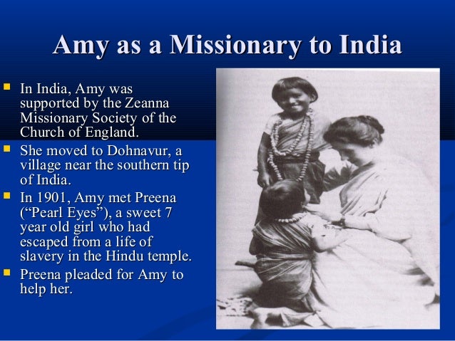 Amy carmichael, Lady christian missionary in India-hristian Missiona…