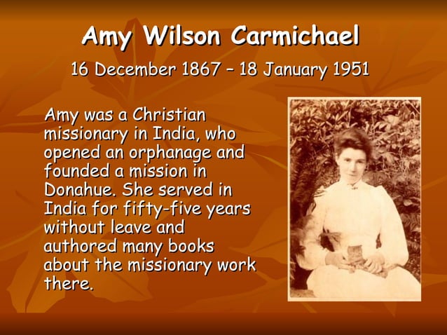 Amy carmichael power point | PPT